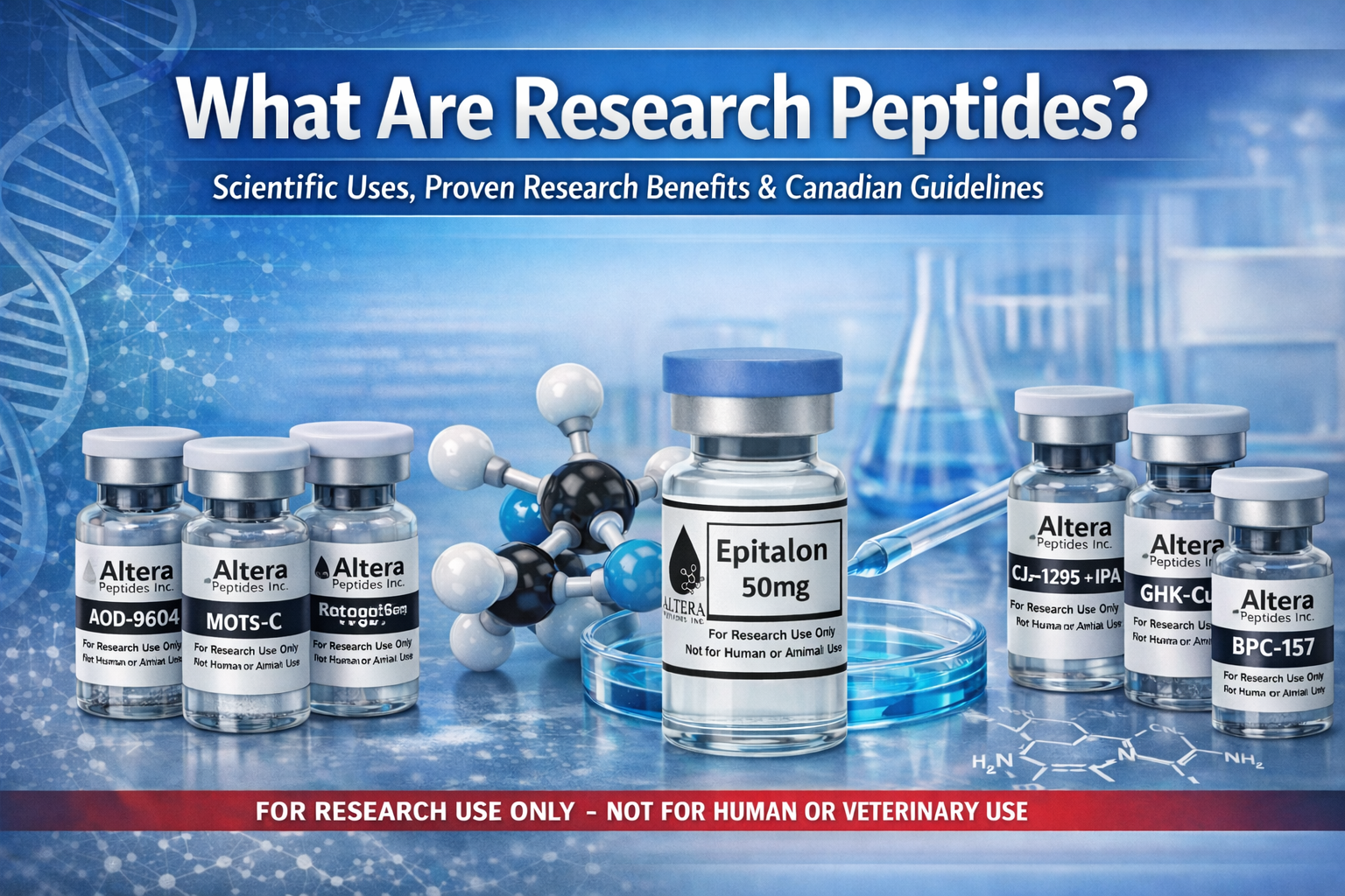 What Are Research Peptides? – Altera Peptides Inc.